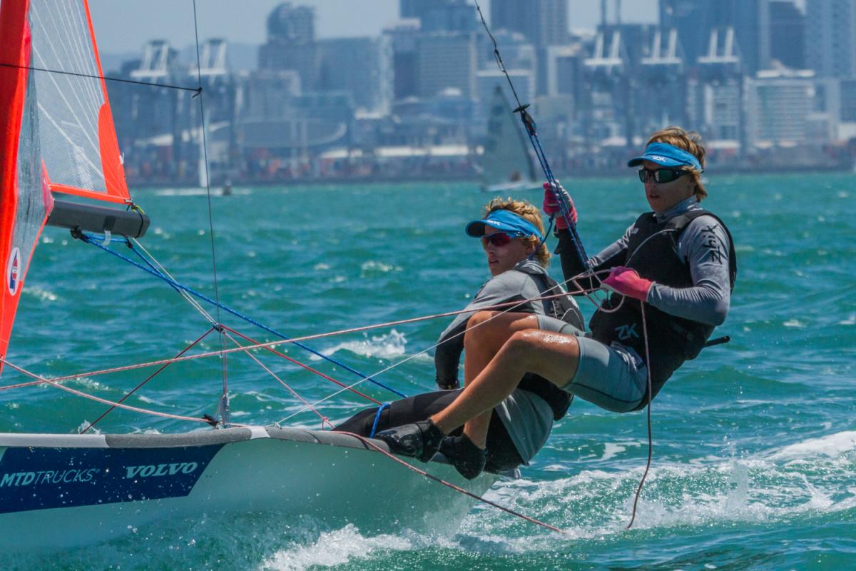 Team profile: Isaac McHardie and Markus Somerville, 29er Skiff | Yachting New Zealand